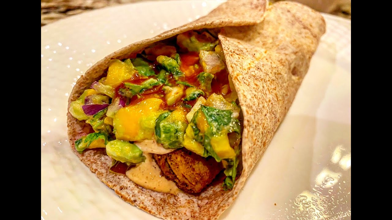 HOW TO MAKE A HEALTHY GRILLED FISH WRAP - YouTube