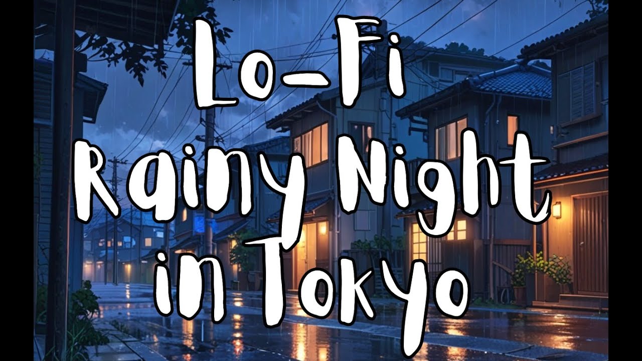 Rainy Night Tokyo Lo-Fi Relaxing LoFi Hip Hop Music For Read Study ...