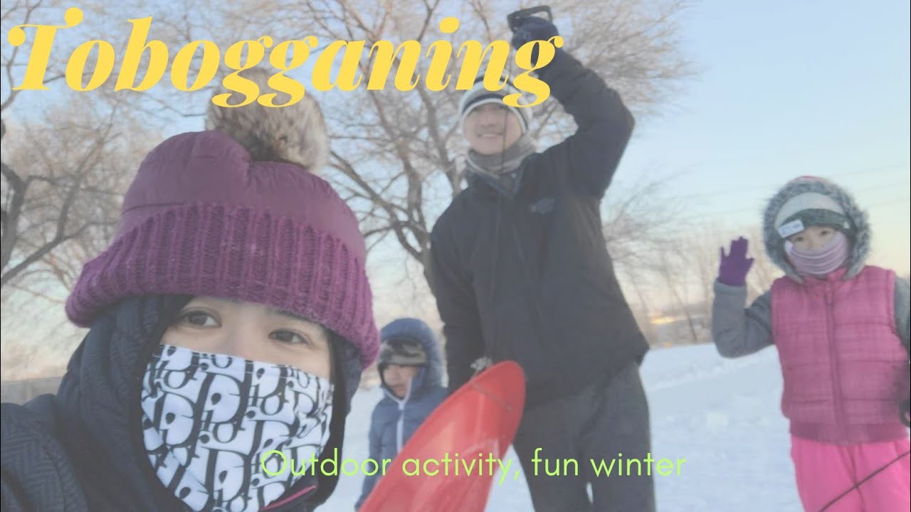 Tobogganing in Winnipeg |Fun Winter Activity #winterseason # ...