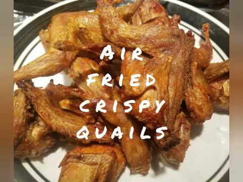 Easy Air fried crispy quails - YouTube