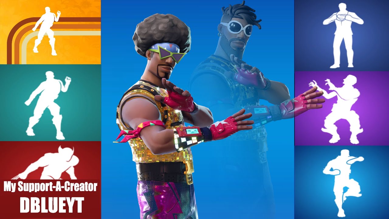 Funk Ops Performs All Emotes & Dances in Fortnite - YouTube