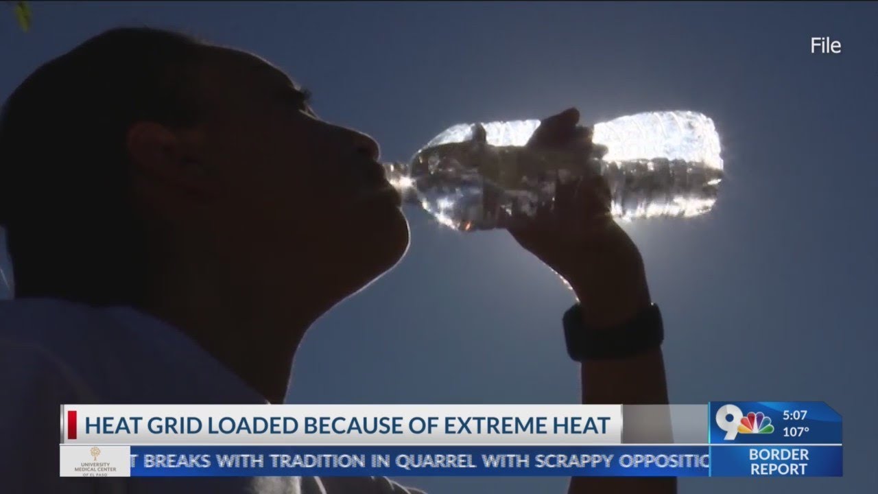 Heat grid loaded because of extreme heat - YouTube
