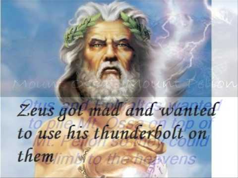 Otus and Ephialtes Greek Myth - YouTube