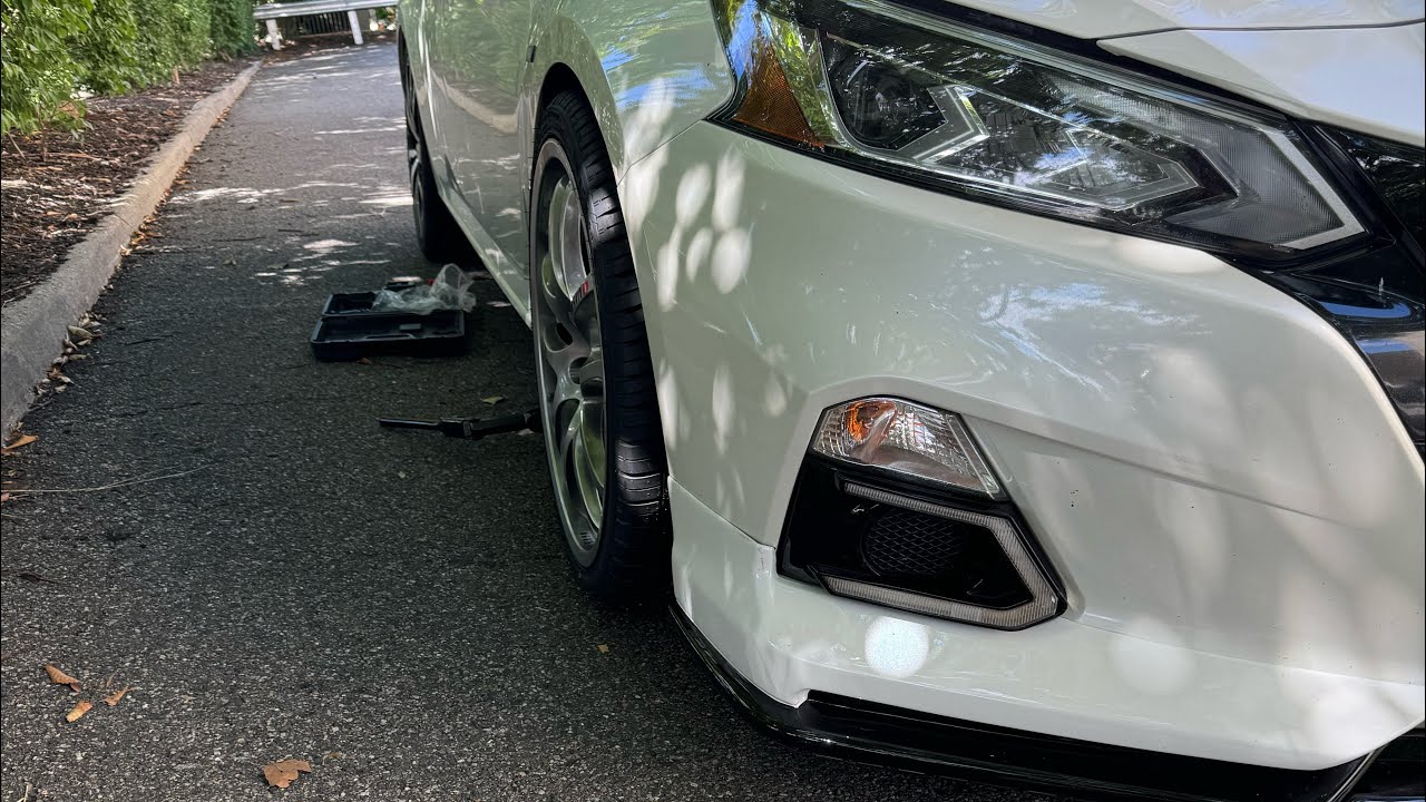 YOFER FRONT LIP INSTALL ON 6th GEN ALTIMA! - YouTube