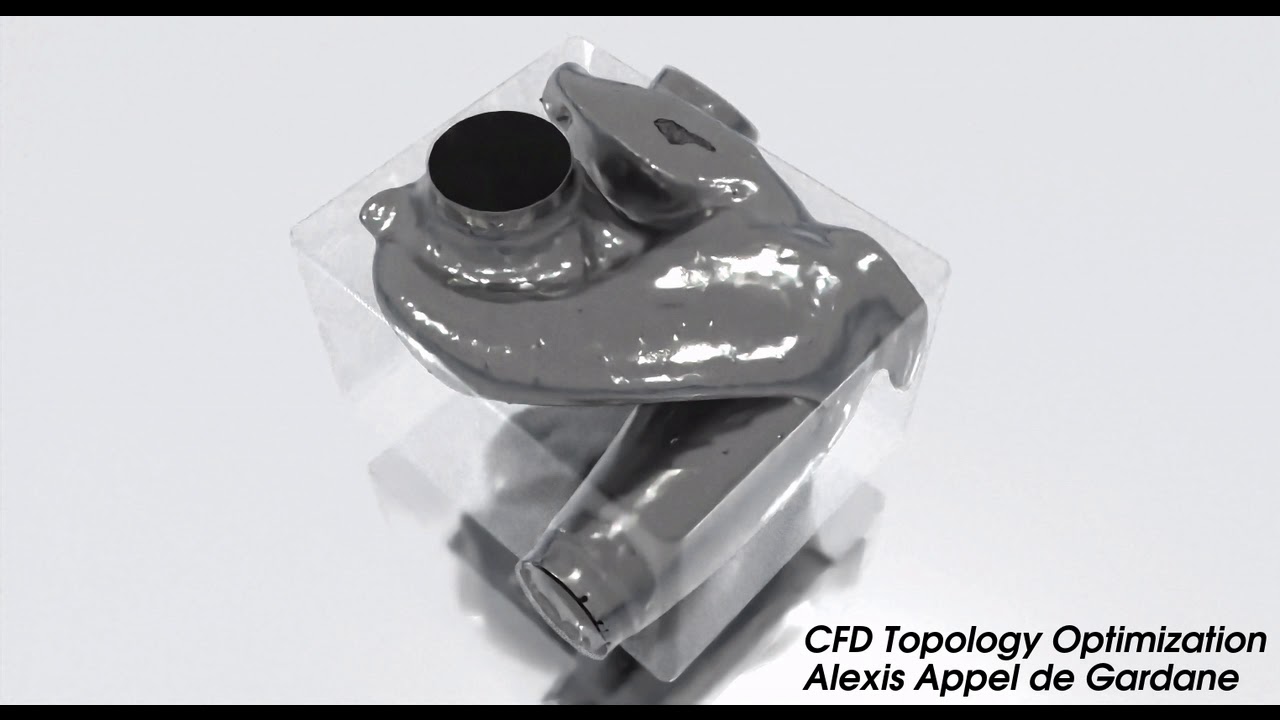 CFD Topology Optimization of a HVAC ducts junction - YouTube