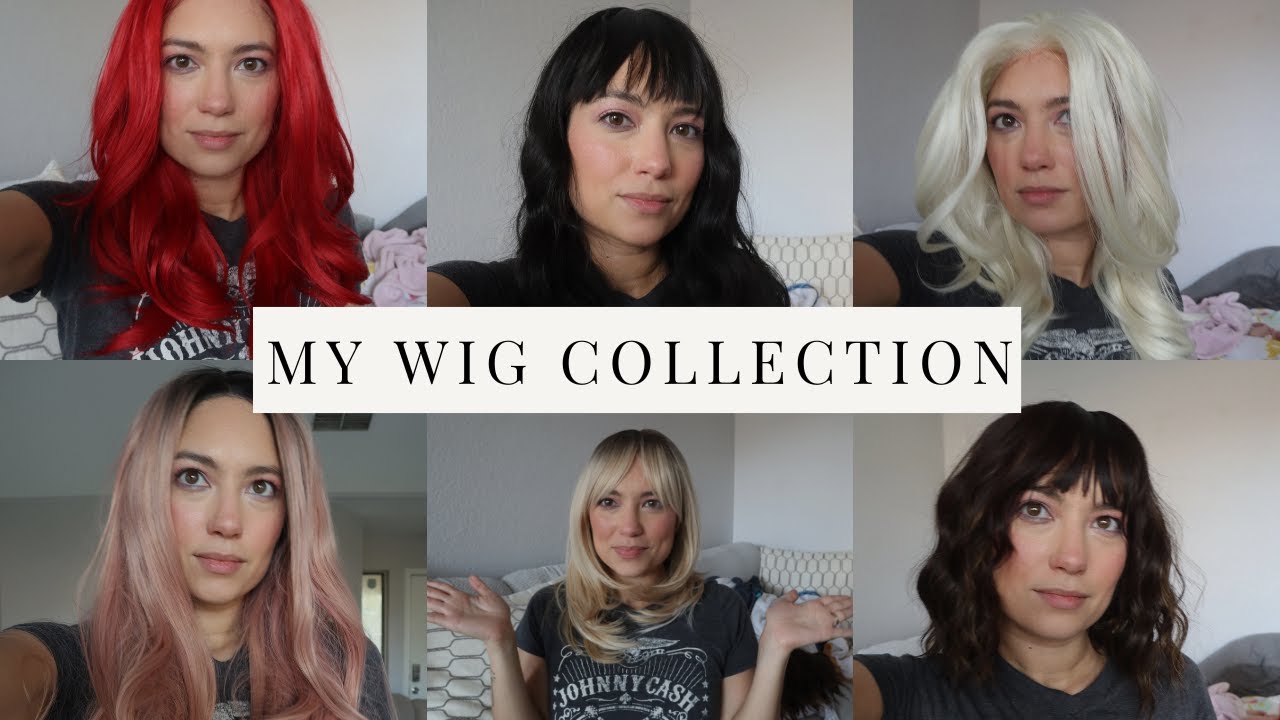 MY WIG COLLECTION - AMAZON & POWDER ROOM D WIGS - TOUSLED BY JESS - YouTube