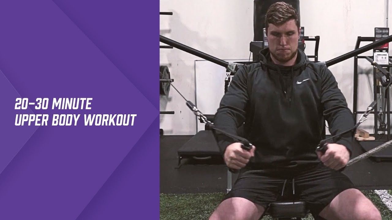 Upper Body Workout with Cincinnati Bengals Tight End Drew Sample | NOW ...