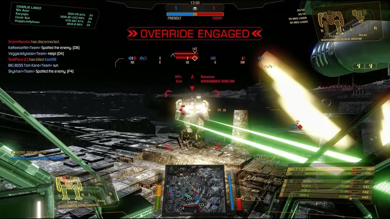 Mechwarrior Online - Roughneck PowerHouse - Рафнекова мощь - YouTube