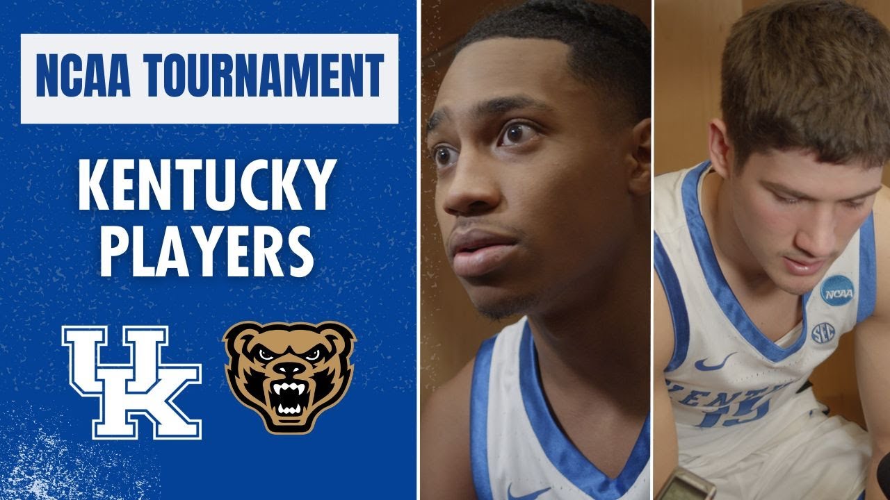 Kentucky basketball players react to season-ending loss to Oakland in ...