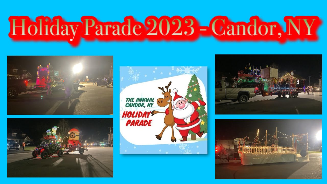 8th Annual Holiday Parade - Candor, New York - YouTube