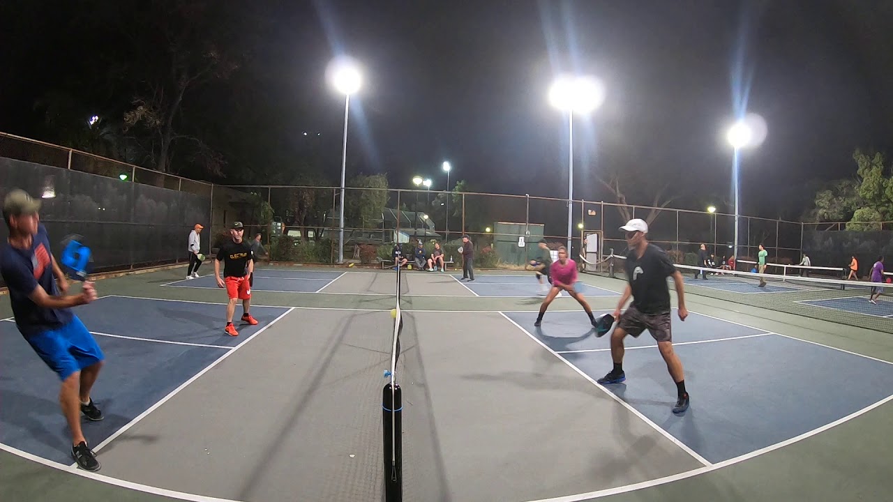 Crazy High level Pickleball 5.0+ Jessie Irvine Erik Lange Jeff Warnick ...
