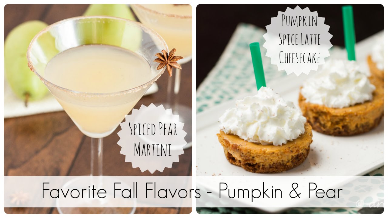 Favorite Fall Flavors - Pumpkin & Pear - YouTube