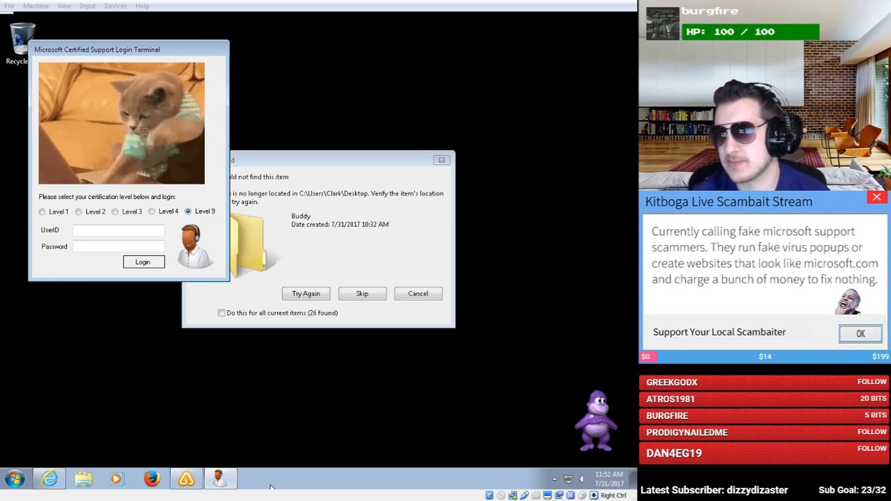 Fake Microsoft Scammer Deletes All Icons And Says Viruses Are Removed ...