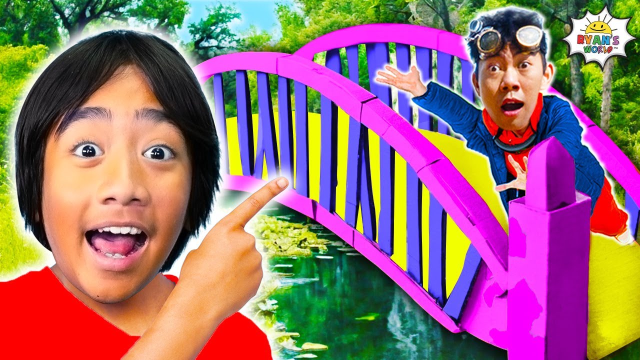Ryan Learns How Bridges Work | Kids Learning Wonders of the World ...