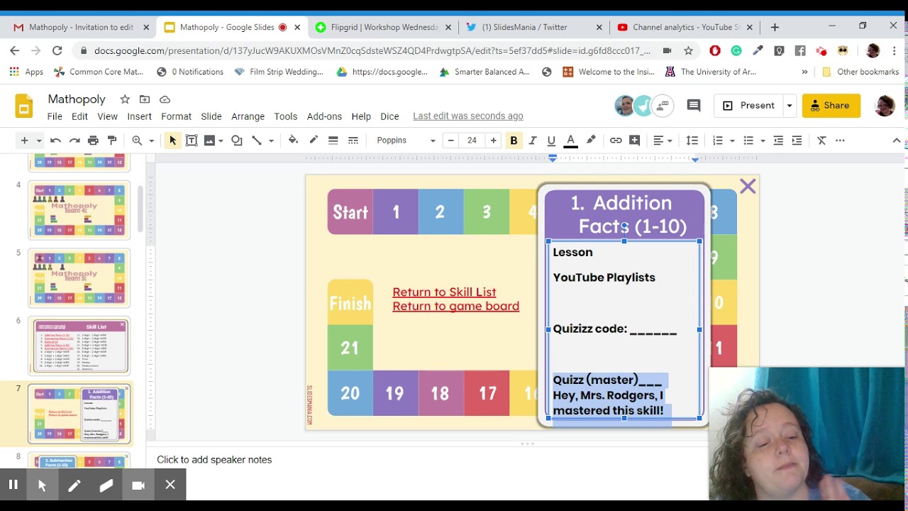SlidesMania Template (Mathopoly) - YouTube