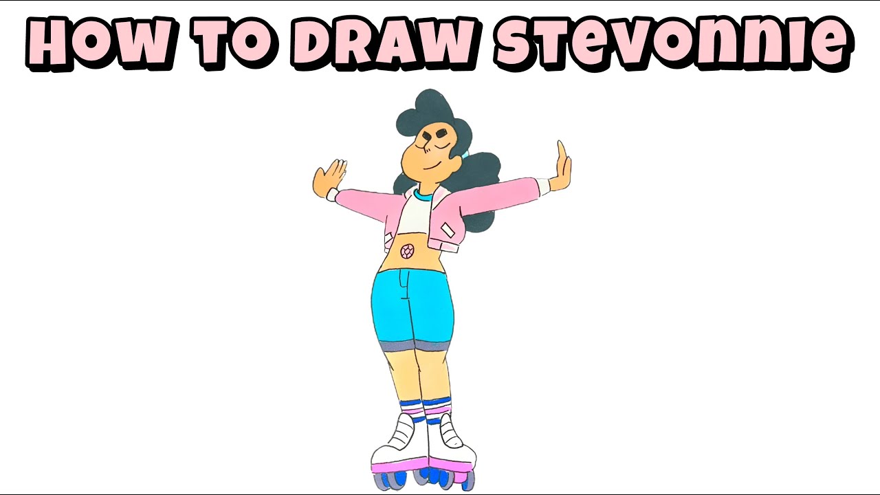 How to Draw Stevonnie – Fusion of Steven Universe and Connie Maheswaran ...