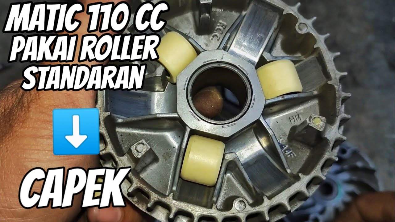 Pasangan Roller Ringan untuk Motor Matic 110 CC Keperluan Mudik ...