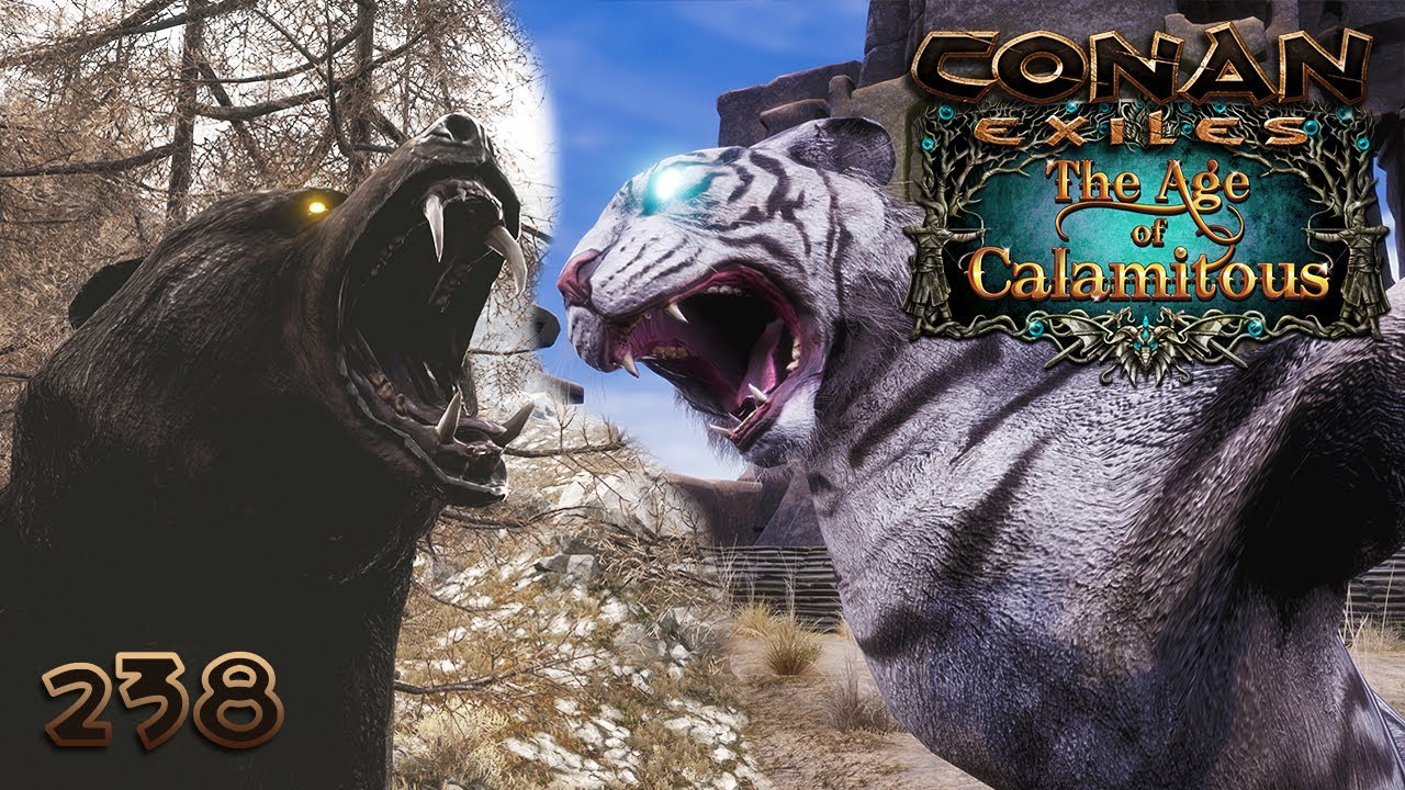 Conan Exiles AoC: Im Team gegen Mamabär und Tiger [Let's Play Age of ...