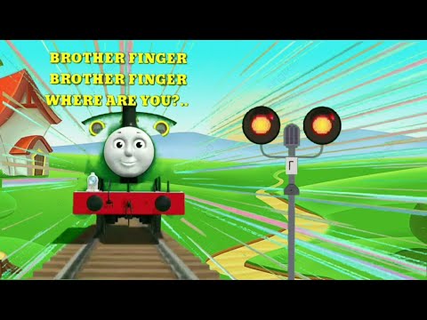 Thomas the Tank Engine |Finger Family Nursery Rhyme & Kids Songs - YouTube