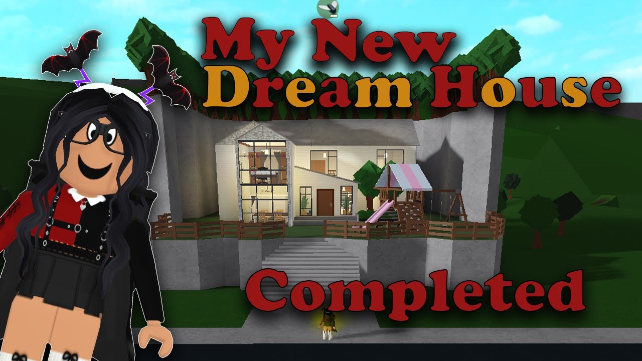 New House Build-Dream House Tour in BLOXBURG - YouTube