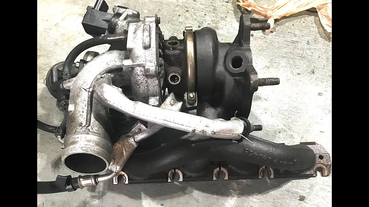 Part 2 VW CC R-line TSI Removing the Turbo - YouTube