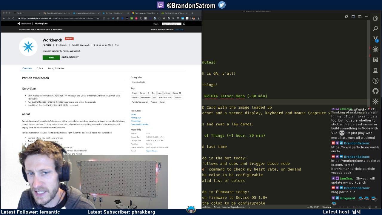 [Livestream] 04/18/2019 - Wall of Things & Twitchbot project - YouTube