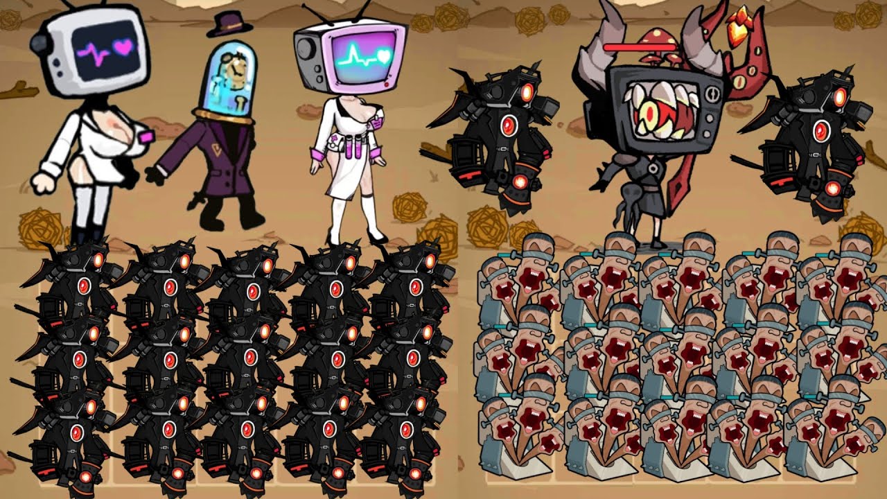 Merge Camera Clash - Max Level Gameplay Merge Skibidi Merge War Game ...