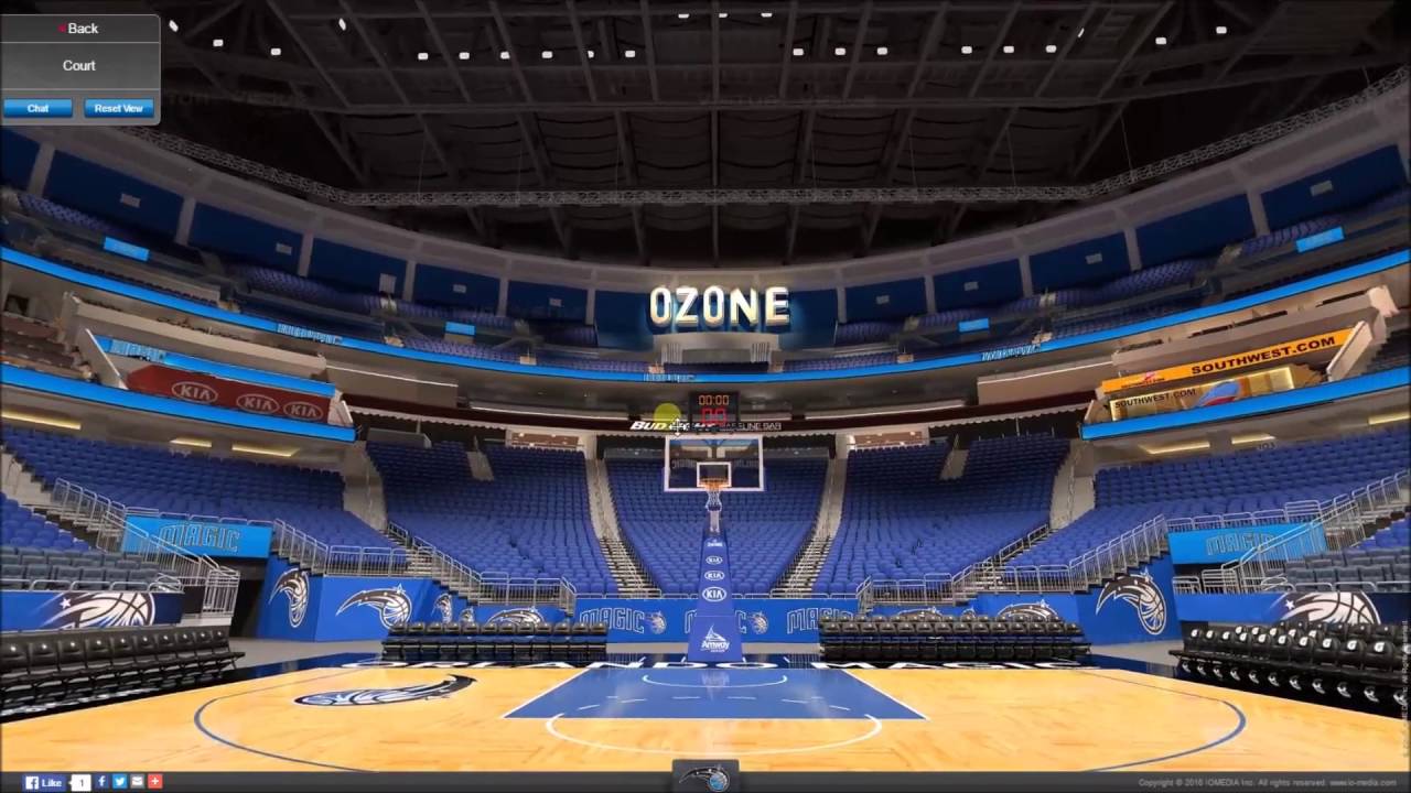 VirtualStadiumTour (NBA) - Amway Center (Orlando Magic) - YouTube
