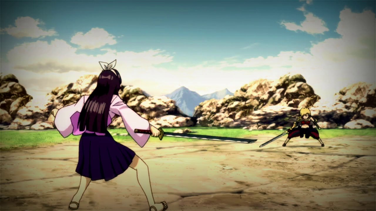 Kagura gets her clothes ripped off by one of the 12 spriggan - YouTube