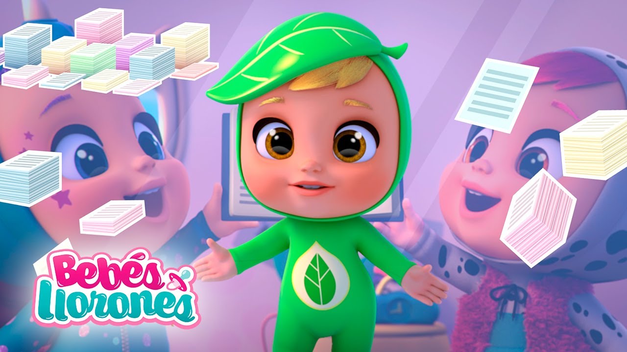 ♻️ REUTILIZANDO el PAPEL ♻️ LITTLE CHANGERS 💧☀️🔥 Serie ECO ♻️ BEBÉS ...