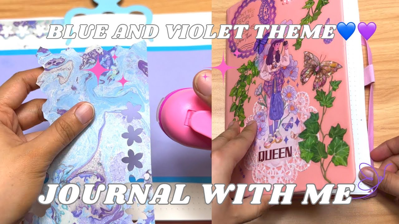 ASMR | Blue-violet Theme💙💜 | no talking | relaxing sounds - YouTube