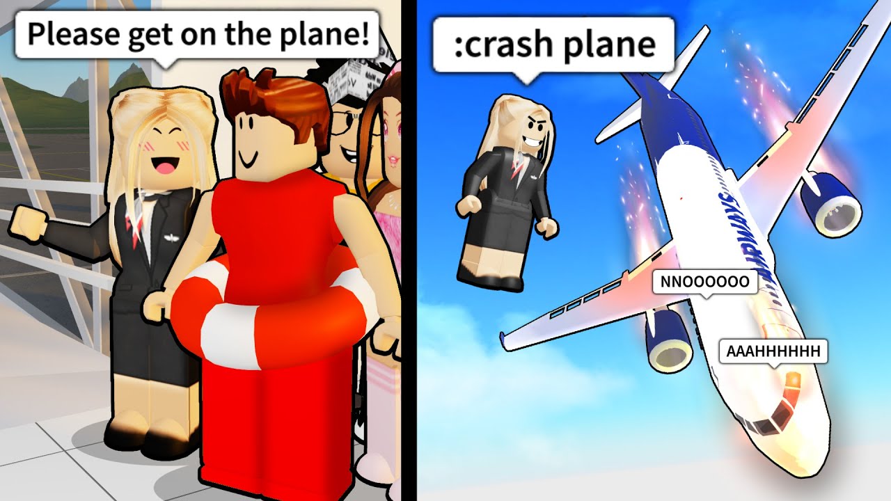 I fly on the roblox ADMIN PLANE.. - YouTube