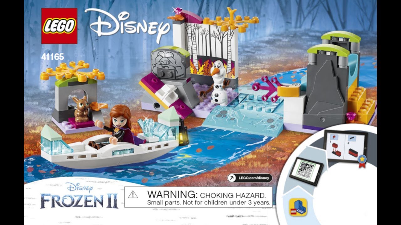 LEGO Instructions | Disney | 41165 | Anna's Canoe Expedition | Frozen ...