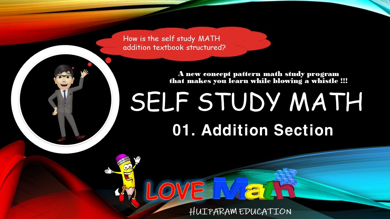 The Composition of Self Study MATH 01. Addition sector - YouTube