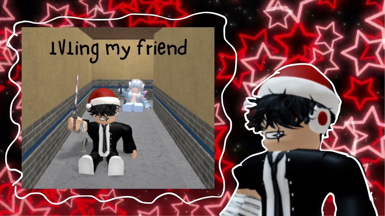 1V1ING MY FRIEND // MURDER MYSTERY 2 - YouTube
