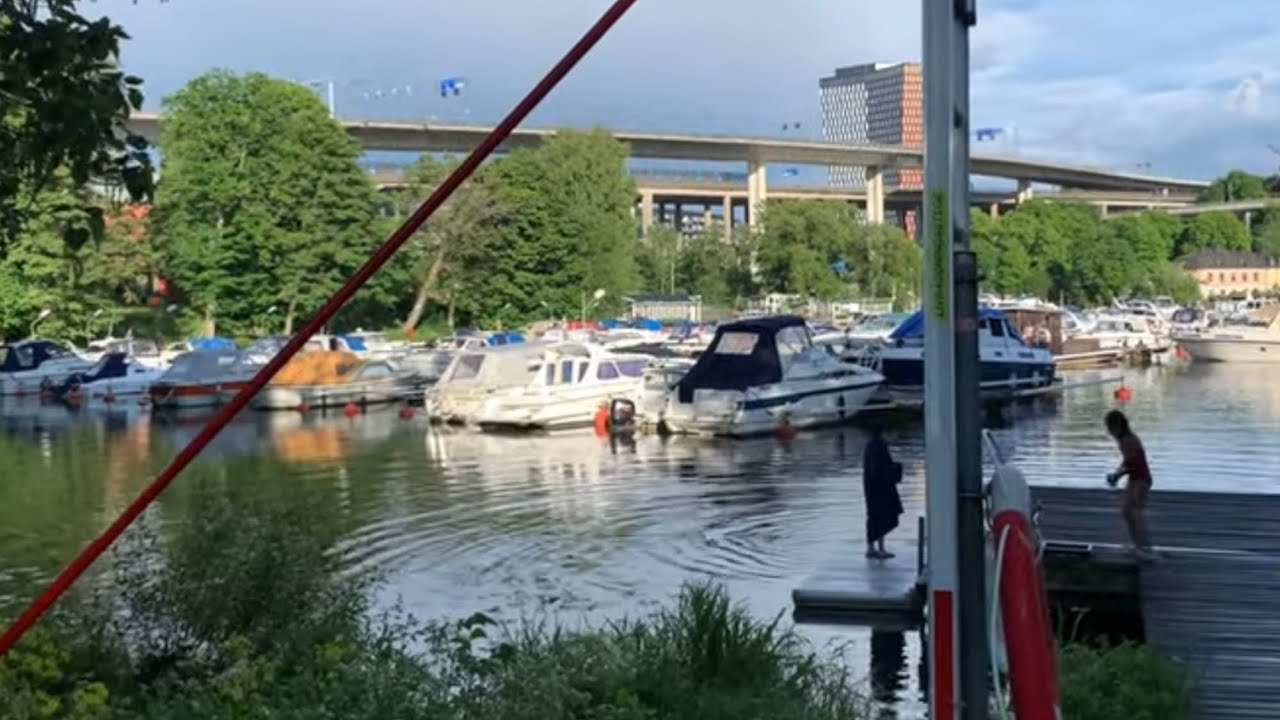 Eriksdalsbadet södra Stockholm Sweden - YouTube
