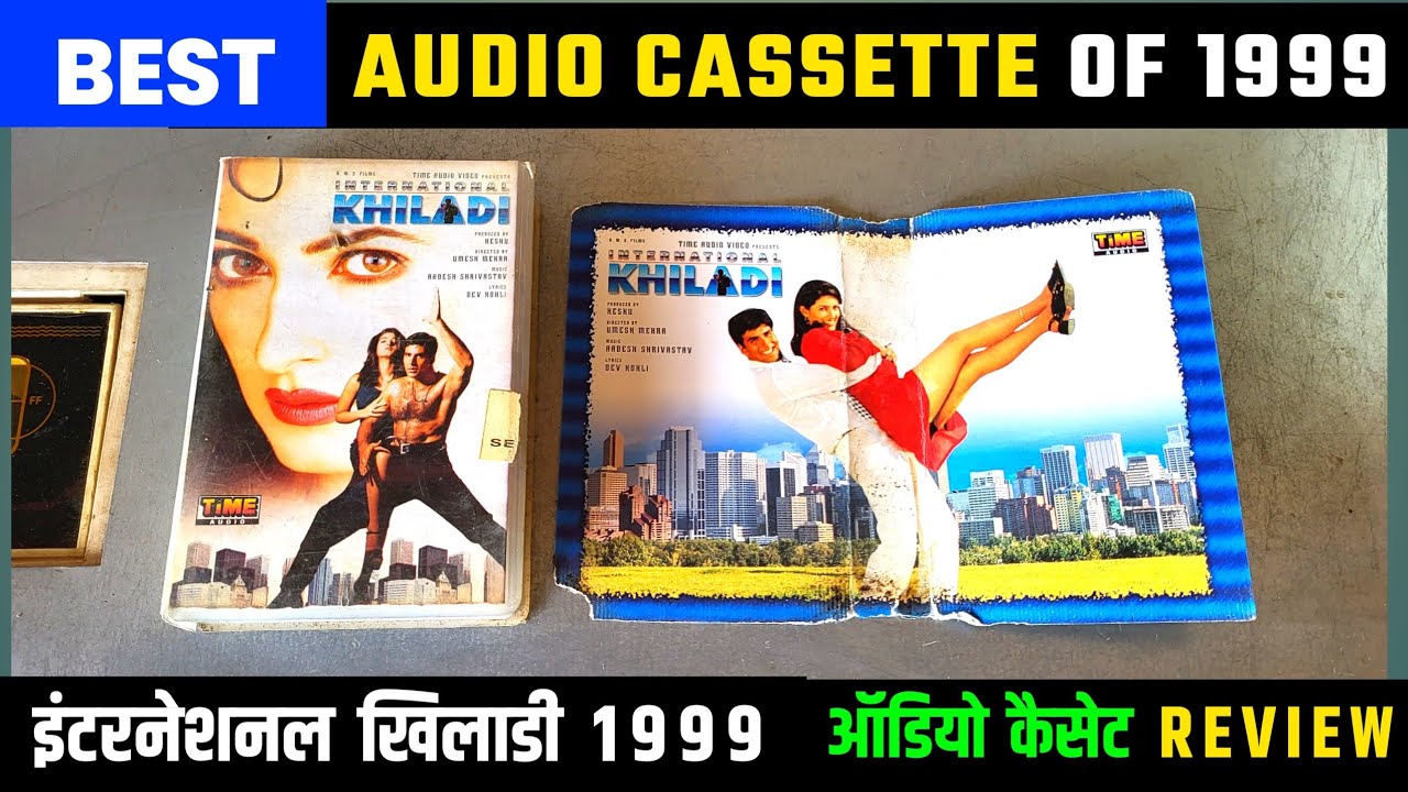 Music Hits of 1999 | International Khiladi 1999 Audio Cassette Review | Music Aadesh Shrivastava ...