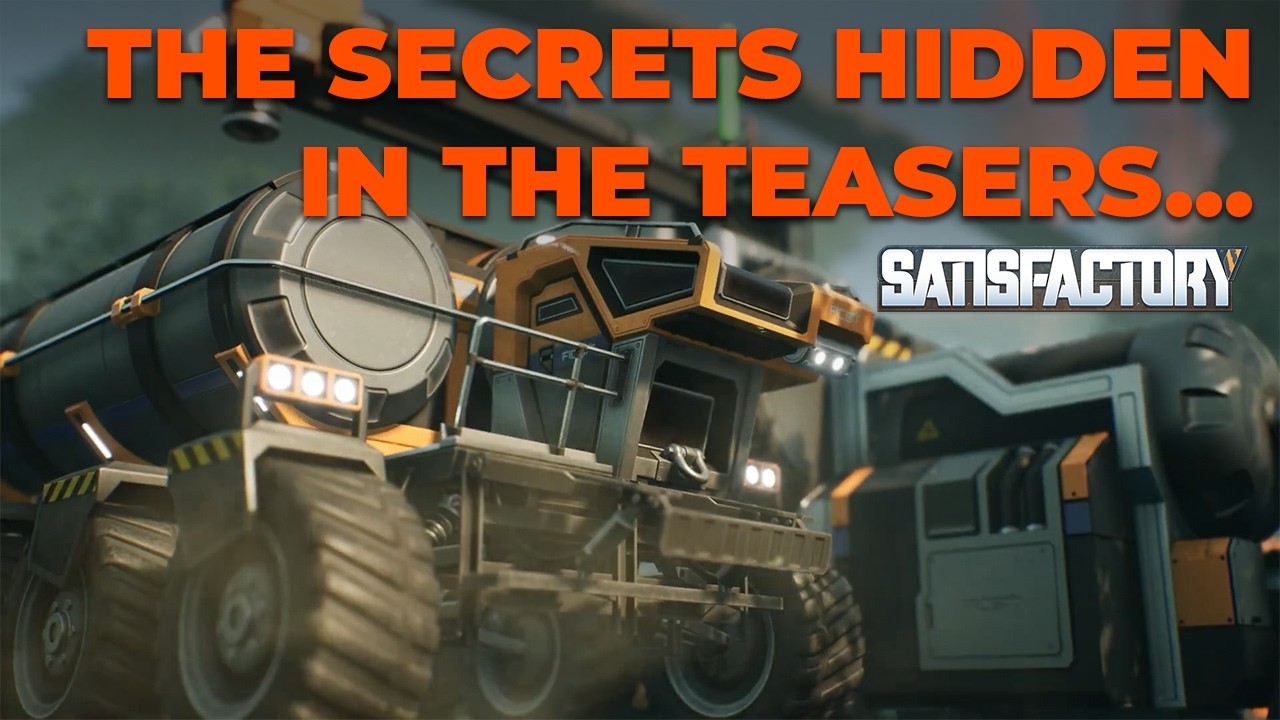 Satisfactory 1.2 - The Secrets Hidden in the Teasers! - YouTube