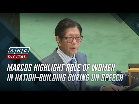 Marcos speaks at UN Commission on Status of Women | ANC