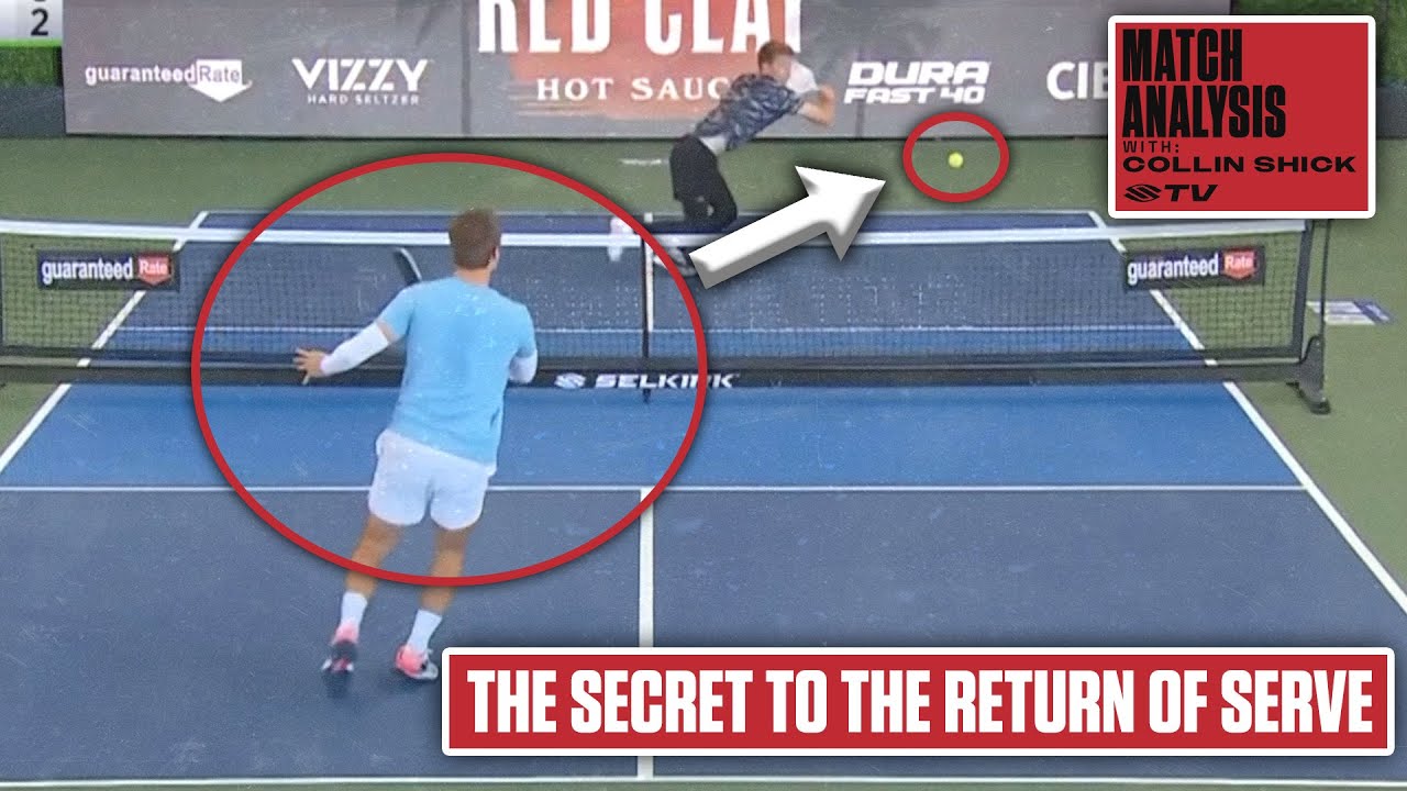 Return of Serve Placement: Collin Shick vs. Ben Johns PPA Florida Open ...