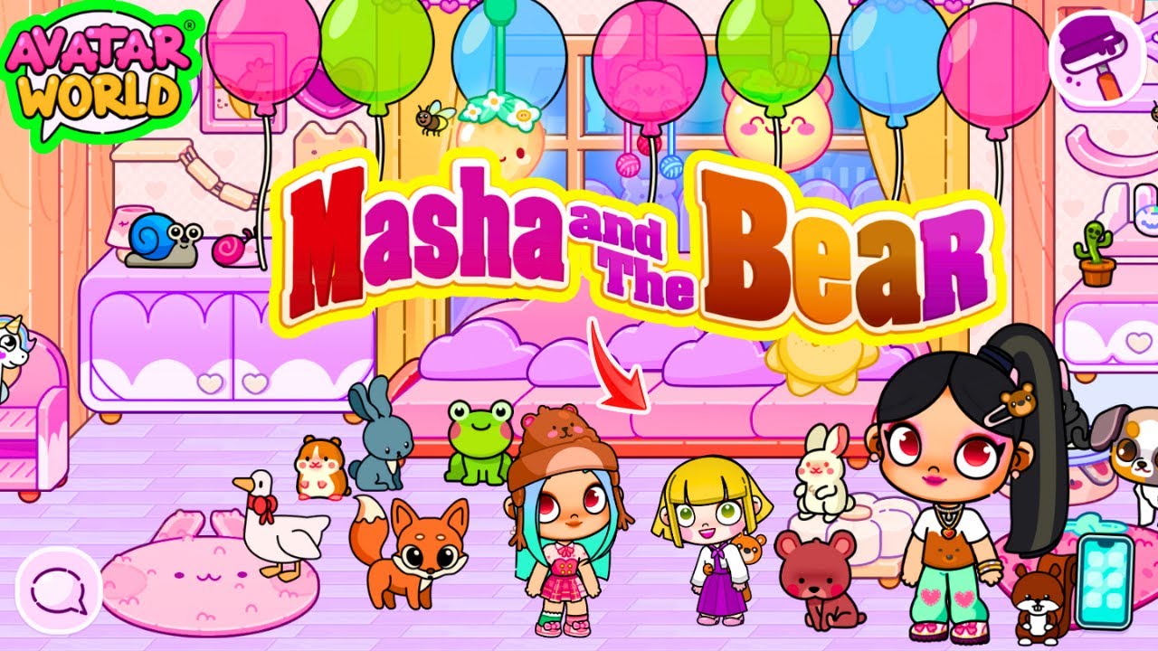 ANIVERSÁRIO DA MASHA E O URSO NO PAZU AVATAR WORLD - BELLA AVATAR LIFE ...