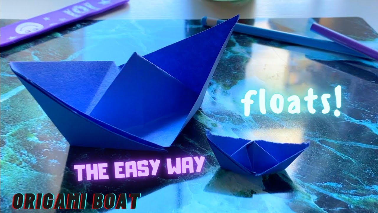 Super Easy Boat | 2-minute | Super Simple Skills W/ Sana - YouTube