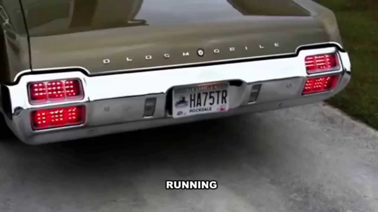 1971 72 Oldsmobile Cutlass DIGI TAILS LED Taillights on customer car ...