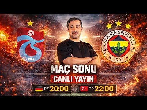TRABZONSPOR – FENERBAHÇE MAÇ SONU CANLI | Derbide Neler Oldu? | @serhatakin9
