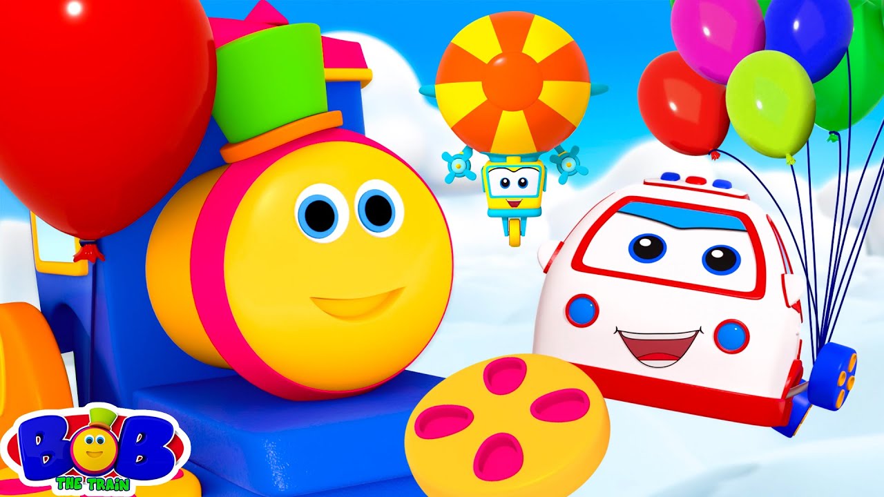 Balloon Race Fun Time Song & More Rhymes for Kids by Bob the Train ...