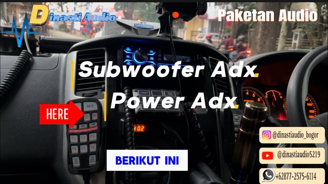 Mobil Ambulance Upgrade Paketan Audio Adx ada,Power 4 Channel Adx ...