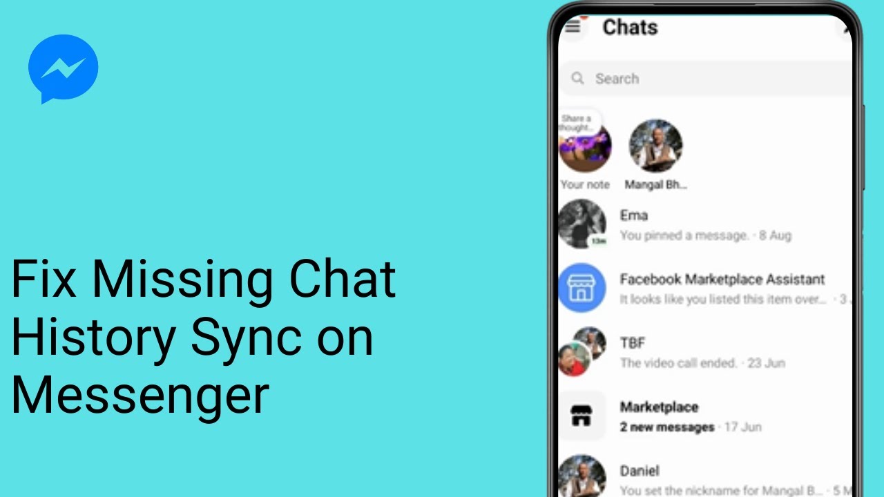How to Fix Missing Chat History Sync on Messenger? - YouTube