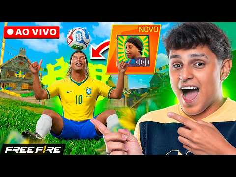 LIVE ON 🛑 RONALDINHO NO FREE FIRE? 💜 NOBRU AO VIVO 💜