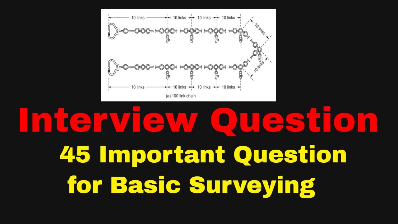 Basic SURVEYING Important questions for interviews - YouTube