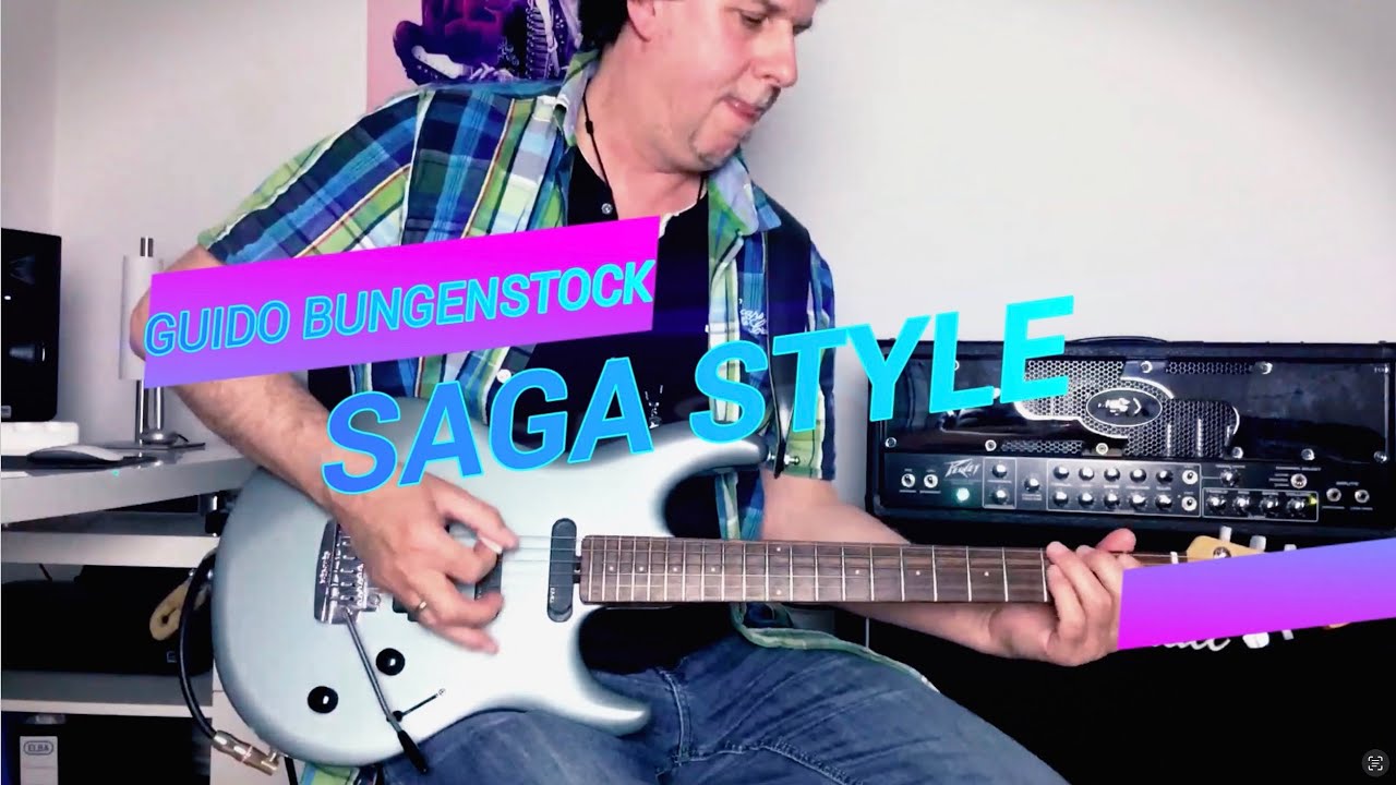 SAGA (Ian Crichton) Guitar Style | w/ Kemper Amp - YouTube